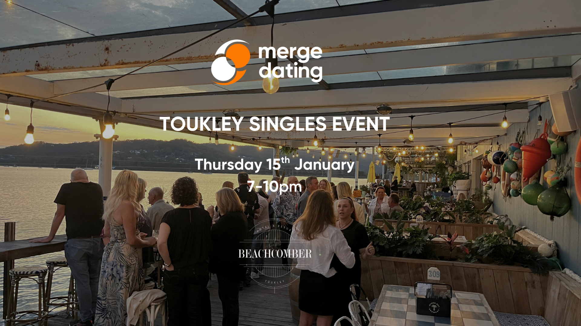 Toukley Singles Event | Beachcomber | Ages 50 & Over | Thursday 15th ...